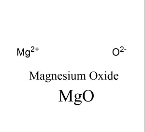 Magnesium Oxide - Sigma Scientific