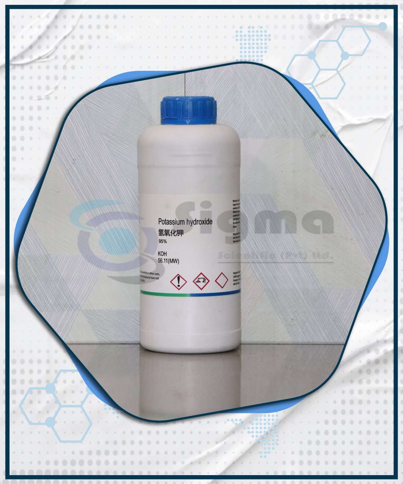 Sodium hydroxide 500g - Sigma Scientific